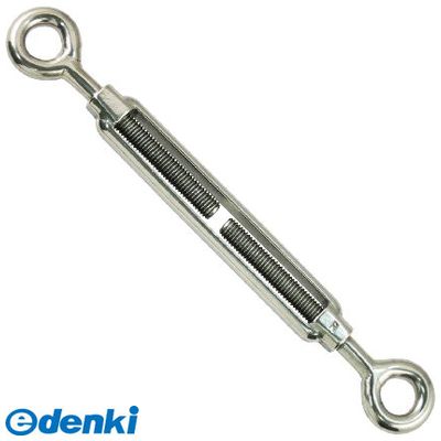【商品説明】L=150mm W=23mm D=8.3mm d=15mm A=75mm B=122mm L1=245mm L2=355mm ねじ径=M10使用荷重 450kgタンバクルは、右ねじと左ねじが両側に切られており、一回転で左右同時に...