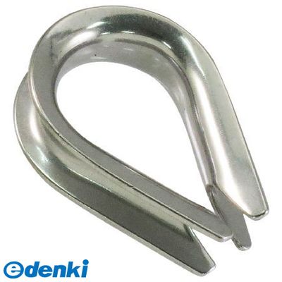 【商品説明】D=14mm L=21mm d=6mm B=8mm使用ロープ径 5mmワイヤーロープのアイ（輪）の部分に入れることにより、アイを保護し長持ちさせます。下部が割れていますので他の商品を組むことができます。ステンレス製なので、防錆性...