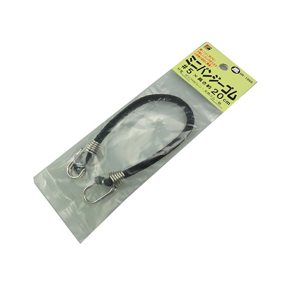 【用途】荷物の仮留め・固定。【機能・特徴】小荷物の固定に最適、手軽にいろいろ使えます。【仕様】●サイズ：5号×約20cm。●色：黒。●ポリプロピレン。●天然ゴム。●鉄。資材 運送資材 固定部材類似商品はこちら4905663019719 三友...