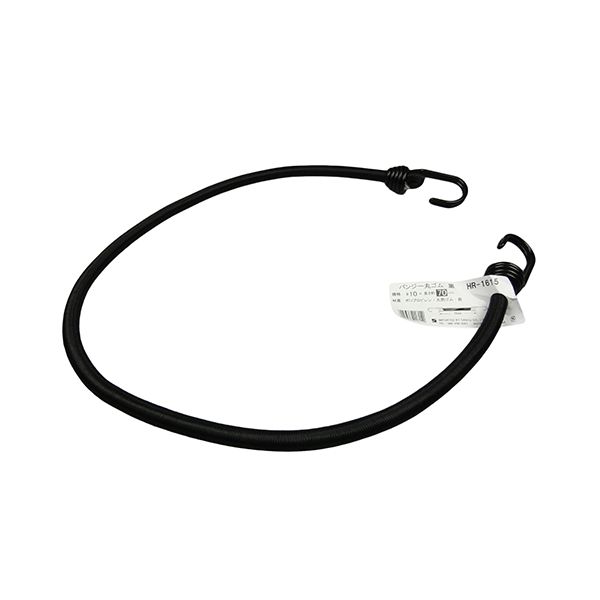 【用途】荷物の仮留め・固定。【機能・特徴】両端にフックの付いた丸ゴムです。フック取付なので、様々な所に簡単に取付可能です。【仕様】●サイズ：約70cm。●色：黒。●ポリプロピレン。●天然ゴム。●鉄。資材 運送資材 固定部材類似商品はこちら4...
