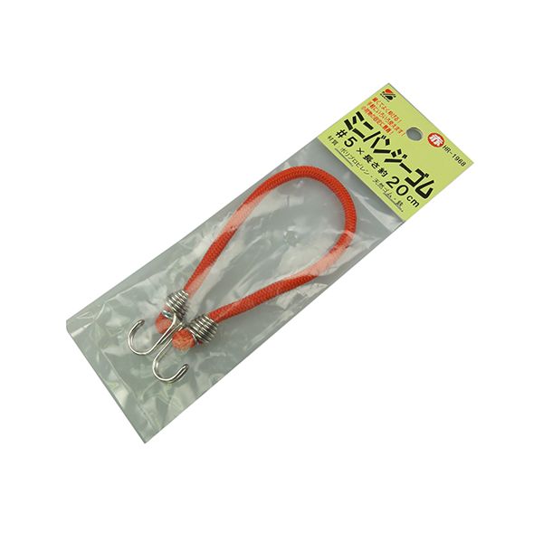 【用途】荷物の仮留め・固定。【機能・特徴】小荷物の固定に最適、手軽にいろいろ使えます。【仕様】●サイズ：5号×約20cm。●色：赤。●ポリプロピレン。●天然ゴム。●鉄。資材 運送資材 固定部材類似商品はこちら4905663019733 三友...