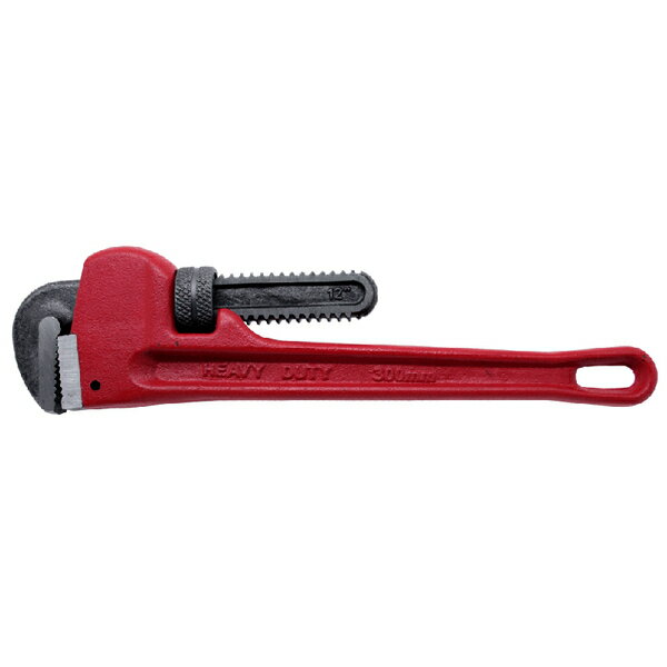 【商品説明】●丸いパイプを挟みしっかり廻せる専門工具。●蒸気管や水道管等の設置作業に最適です。●歯部分の溝が深いのでパイプをしっかり挟む事が出来ます。●重量：940g。●材質：炭素工具鋼/マレアブル。