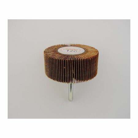 【商品説明】■加工物になじみやすく研磨布の先端より順に摩耗し、常に新しい研磨材が露出し研磨力が持続する商品です。金属、木材とあらゆるワーク材の研削、研磨に使用されます。■外径（mm）：60■厚み（mm）：25■軸径（mm）：6■砥材：A材■...