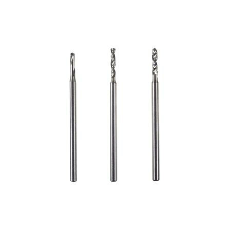 【商品説明】■回転工具に取付け穴あけ加工をする商品です。プリント基盤、模型、金属、木材等に穴をあけます。3本セット■セット1：1.4mm×1本■セット2：1.6mm×1本■セット3：1.8mm×1本■最大許容回転数(min-1)：30000...
