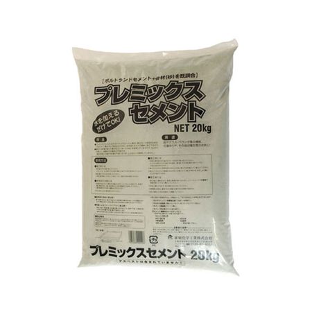 家庭化学工業0120-83-4351【商品説明】■理想的な割合で骨材、接着剤等が調合されているセメントモルタルです。水を加えるだけで簡単に施工できます。■商品サイズ：500×360×70mm■商品重量：20kg4905488000206