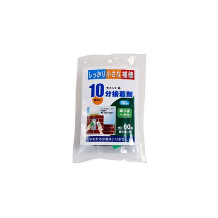 家庭化学工業0120-83-4351【商品説明】■超速乾タイプのセメント系補修材です。 ブロック・レンガのハガレやワレカケ、タイルの圧着、門柱金具やフェンスのセメントとの ジョイントなどの補修にお使い下さい。■商品サイズ：115×190×1...