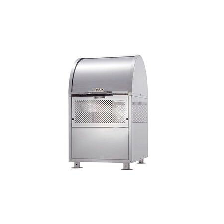 ミヅシマ工業06-6534-1201【商品説明】■製品詳細：・屑入・内容量：330L〜1100L（45Lポリ袋：7袋〜24袋）■タイプにより対応容量が異なります。■仕様：・耐久性に優れたステンレス製の大型屑入です。・開閉が大きく取れる前扉仕...