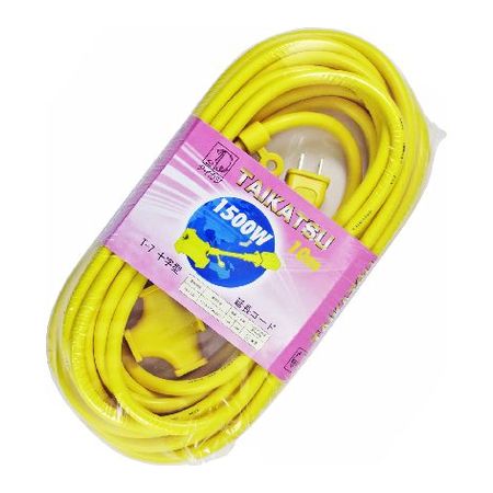 【商品説明】●全長10m●容量15A●電線1.25mm2●電線仕様●VCT・2芯●コンセント：3口●1500W●●照明　灯光器4969968254220類似商品はこちら4969968254541 鯛勝産業 接地防水1,118円4969968...