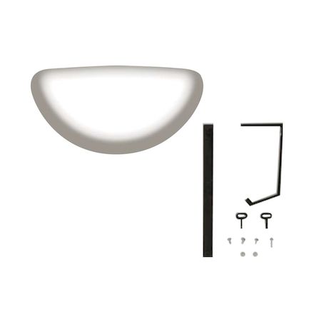 光06-6764-1531【商品説明】●屋内の壁面に取り付けて、曲り角の衝突防止からホール・店内の防犯・盗難などの対策に。●サイズ：275mm×475mm●可視角度（曲面率）：タテ220R　ヨコ：340R●材質　本体：ポリカーボネート・AB...