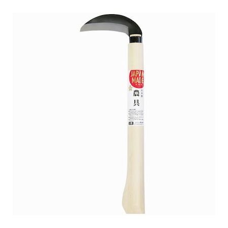【商品説明】●一段上の道具選び。園芸、農業で使用する日本製用具。●品質安心の日本製シリーズ！●鋭い切れ味！切味持続！草刈や除草作業に！●小枝や小竹を切る鎌として適しています。●安来鋼を使用した切味・永切れを重視した鎌です。●柄尻はすべり止め...