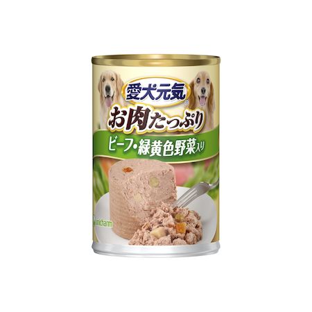 【商品説明】●お肉たっぷりお肉がたっぷり入っているので、愛犬の食べっぷりが違います。●総合栄養食なので、愛犬に必要な栄養素をバランスよく摂取できます。●原材料：肉類(チキン、ビーフ、チキンエキス等)、野菜類(ニンジン、グリーンピース、ポテト...