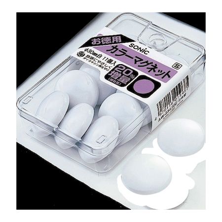 【商品説明】●マグネットとプラスチックを分別して捨てられる●環境へのやさしさが魅力。●中身の見える透明プラケース入り●環境対応商品です●サイズ：φ30mm●パッケージ：108×68×25mm●R−PS・マグネット類似商品はこちら直送・代引不...