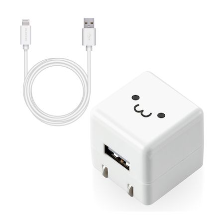 エレコム0120-898-794【商品説明】●家庭用コンセントからLightningコネクタ搭載のiPhoneやiPodを充電できるLightningケーブルを付属したAC充電器です。●携帯に便利なコンパクト設計のかわいいキューブ型デザイン...