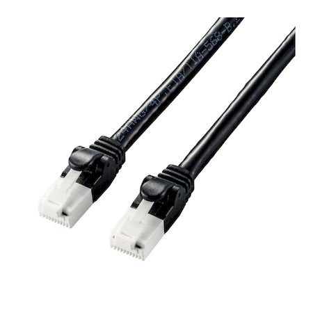 エレコム0120-898-794【商品説明】●ツメ折れ防止プロテクタと屈曲に対する耐久性が高い新素材コネクタを採用したダブル構造で、通常の使用環境では絶対にツメが折れないLANケーブルです。※1000回の屈曲検査に合格(当社検証)●ツメ折れ...