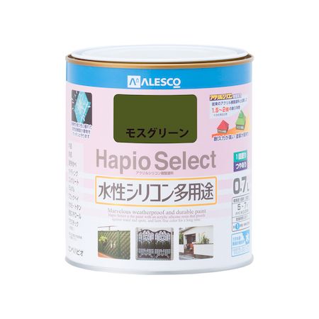 カンペハピオ0120-167-167【商品説明】●容量:0.7L●色:モスグリーン●用途:木部・鉄部・プラスチック(一部を除く)・発泡スチロール・コンクリートなど●塗れない物:自動車、バイク、高級家具、床面、ビニールクロス、常に水に浸かって...