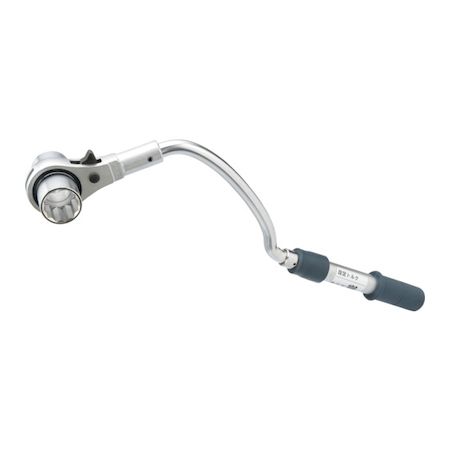 トップ工業0256-33-1681【商品説明】●水道本管のフランジボルト・ナットの締め付けに便利です。●弓形ハンドルにより狭い管路も容易に締め付け可能です。●トルク機構で「カツン」と鳴り、首が折れたら締め付け完了です。●防水グリップ付単能型...