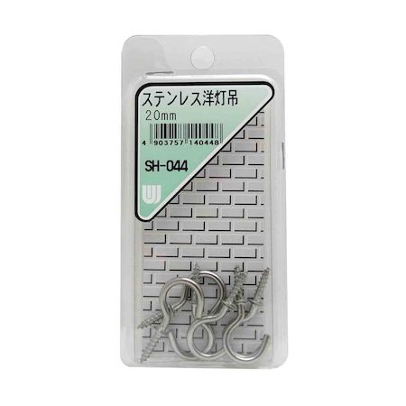【商品説明】●木部用で小物などを吊るすのに、木部にネジ込んで取付ける金具です。●堅い木の場合はキリで下穴をあけてネジ込んで下さい。●木部用の為木部以外にご使用になられません。●石膏ボード、ALC、軽天ボード、薄いベニヤ板等には使用出来ません...
