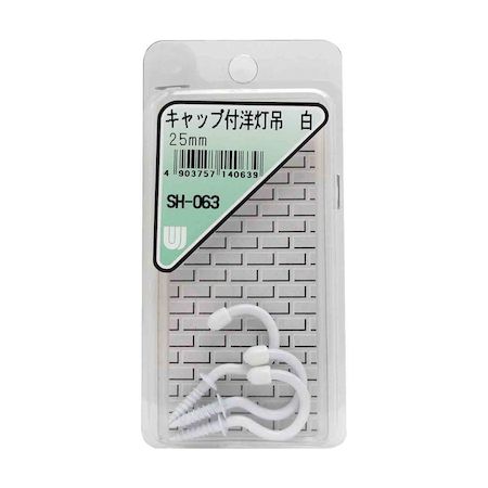 【商品説明】●木部用で小物などを吊るすのに、木部にネジ込んで取付ける金具です。●堅い木の場合はキリで下穴をあけてネジ込んで下さい。●木部用の為木部以外にご使用になれません。●石膏ボード、ALC、軽天ボード、薄いベニヤ板等には使用できません。...