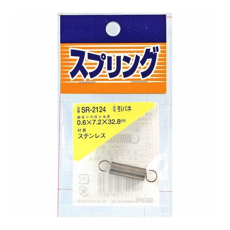 【商品説明】●電気器具・玩具・プラモデル・モビール・工作●用途以外の御使用はお止め下さい。●変形、破損した状態での使用はお止め下さい。●線径(mm)：0.6●外径(mm)：7.2●自由長(mm)：32.8●材質：ステンレス類似商品はこちら和...