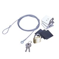 &nbsp; エレコム &nbsp; 0120-898-794 ＜特長＞モニタ・CPU・プリンタなどをまとめて盗難から守ります。●一度に3台まで盗難防止に備えることが可能。 ●OA機器にこだわらずにAV機器その他にも対応可能です。 ●ロック...