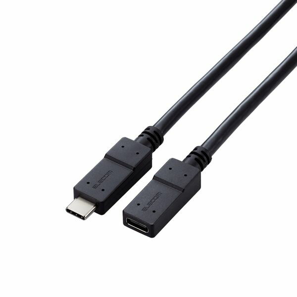 【商品説明】●USB Type-C(TM)ケーブルの延長ケーブル(USB 5Gbps)です。●ケーブル一体型のAC充電器のケーブル長を延長して使用できるほか、USBハブやドッキングステーション、キーボードなどケーブル部が短い機器にも使えるた...