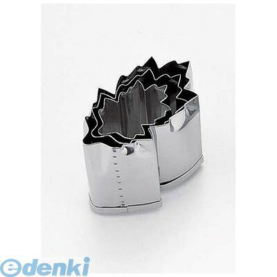 ●仕様：菊の葉　　大（5）●規格 サイズ 幅×奥行×高さ(mm)：菊の葉 大 38×60×55●抜型季節の中の花景色を器に盛り込んで・・・・・夢咲く料理に旬の形を演じます。3個セット質量:0.08kg※抜型、各種特註承ります。※手造りの為、...
