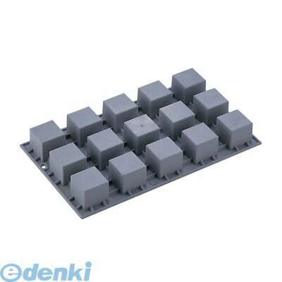 ●仕様：キューブ・ミニ　15ヶ取●メーカー品番 間口×奥行(mm) 容量()：1861-01 300×175 40●焼き上がったケーキにトッピングが出来るアイディアデザイン!デバイヤー エラストモール(シリコンフォーム)出来上がり寸法:35...