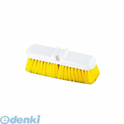 ●仕様：イエロー（ハンドル別売）●メーカー品番 カラー 幅×奥行(mm) 毛長(mm)：40050 イエロー 241×76 64●ナイロン毛 耐熱温度:130℃●壁、窓、ガラスの洗浄に。●水を流しながら洗浄が出来る通水機能付ソフトブラシ。 ...