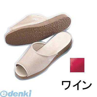 ●仕様：M　　ワイン●メーカー品番 色 サイズ 寸法(cm)：SSK-5242 ワイン M 24.5~25.5●ホテル・旅館・病院・医院・学校・ゴルフ場・各種施設等で●天然ゴム入スポンジ底●アキレス抗菌レザレット素材●屋内専用●抗菌・防臭加...