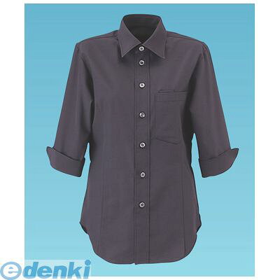 ●仕様：4L　（黒）●メーカー品番 サイズ 首囲(cm)着丈(cm) 肩巾(cm) 胸囲(cm) 袖丈(cm)：ET-5734 4L 48.5 80 56 138 49●ポリエステル75%+綿25%/サラクール●透け防止・制電・UVカット4...