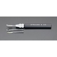 ●＜セット内容＞…・平：3.3×1.5×15mm・丸：φ2.3×20mm・刀刃：3.8×1.2×17mm・グリップ：120mm●全長…55mm●軸径…3.2mm●粒度…＃200類似商品はこちら エスコ EA826VR-4 直送 代引不可・8...