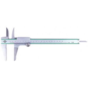 &nbsp; 中村製作所 &nbsp; 03-3775-1521 ●測定長mm：150mm●最小読取値：0.05mm●器差：±0.07mm●全長mm：250●ジョウの長さ：内側34mm/外側64mm●質量：270g●内測ジョウが長いので狭い...