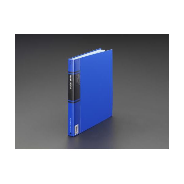 ●A4判S型●サイズ…307×240×27mm●表紙…PPシート、1.0mm厚●透明PPポケット40枚・グレー台紙付●カラー…ブルー類似商品はこちらエスコ EA762CC-27 クリアーポケット658円エスコ EA762CC-22 クリアー...