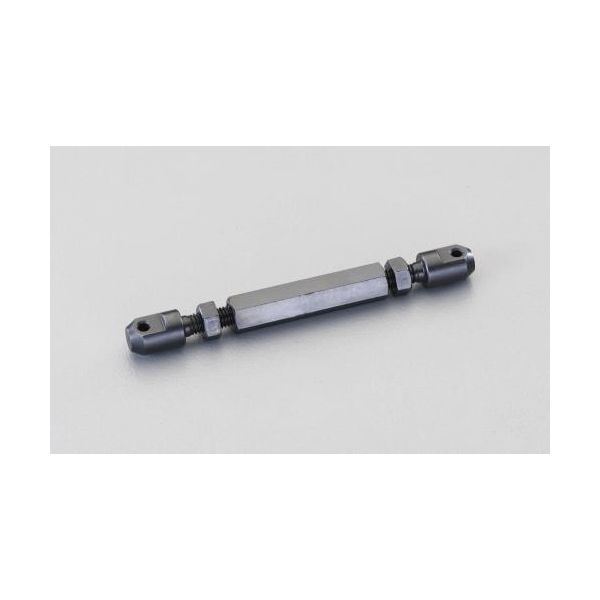 ●材質…ボルト：SCM435、ロング六角ナット：S45C、ナット：スチール●適合チェーン…＃25●ねじサイズ…M5●全長…74mm●調整幅…16mm●右ねじ、左ねじタイプ●チェーンボルトのねじ込みでチェーンの張り調整ができます。●RoHS対...