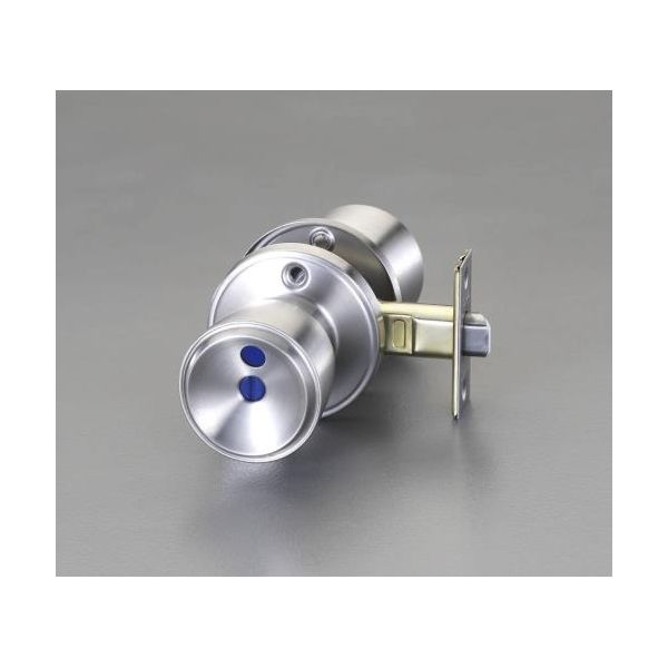 ●チューブラ錠●用途…室内ドア(主にトイレ)用●ドア厚…26〜42mm●バックセット…60mm●内側…サムターン●外側…表示器、非常解錠装置(コイン式)●材質…ノブ・座：ステンレス（SUS304）、ラッチ：プレス鋼板●サイズ…ノブ出幅：68...