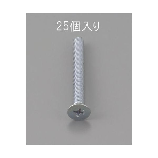 ●材質…鉄(三価クロメート)●並目ねじ●全ねじ●頭形状…（＋）皿頭●サイズ…M3×30●ピッチ…0.5●入数…25個類似商品はこちらエスコ EA949NA-325 M3 x25m297円エスコ EA949NA-425 M4 x25m297円...
