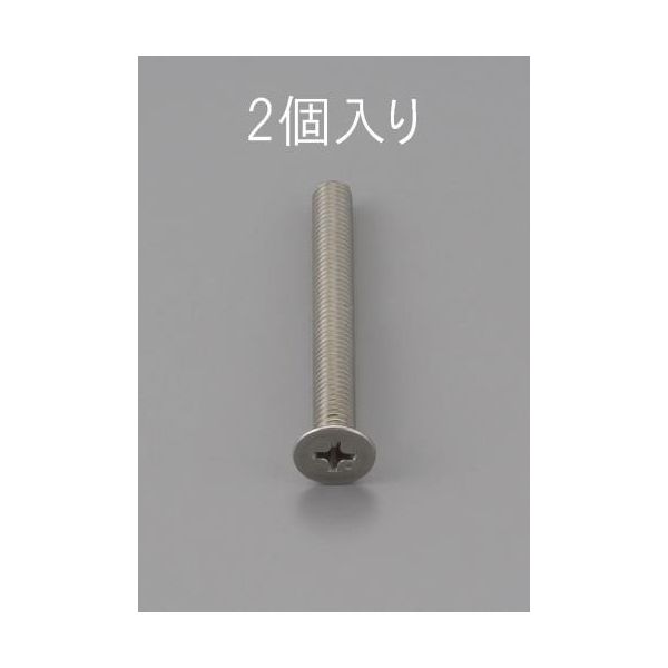 ●材質…ステンレス(SUS XM-7)●並目ねじ●全ねじ●頭形状…（＋）皿頭●サイズ…M6×40●ピッチ…1●入数…2個類似商品はこちらエスコ EA949NB-440 M4 x40m297円エスコ EA949NB-650 M6 x50m29...