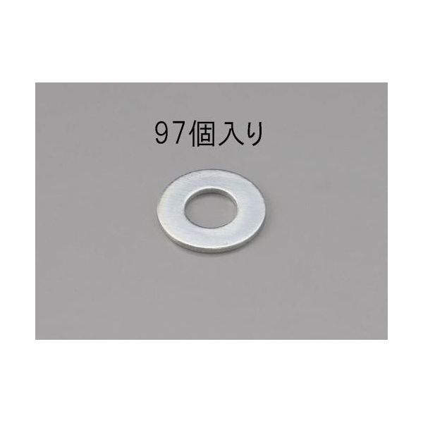 ●材質…鉄(ユニクロメッキ)●内径×外径×厚み…5×12×0.8mm●入数…97個類似商品はこちらエスコ EA949LX-108 M8 平ワッシ706円エスコ EA949LX-104 M4 平ワッシ316円エスコ EA949LX-103 M...