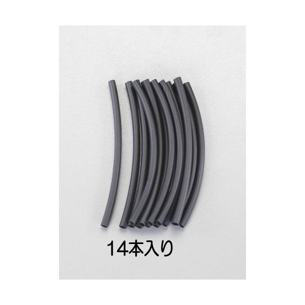 ●材質…ポリオレフィン●色…黒●呼称サイズ（インチ）…1/4●全長…152mm●総重量…約27g●耐電圧…600V●収縮温度…120℃●収縮率…50%●収縮前内径…6.4mm●収縮後内径…3.2mm●収縮後肉厚…0.6mm●IP62●入数は...