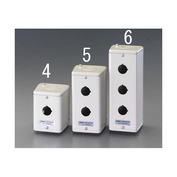 ●材質…鋼板●壁掛形●φ22ユニット取付穴有り●IP40●EA940D-91〜-112＆EA940DB-91〜-119と組み合わせ可能です。●取付穴仕様…3点●サイズ(mm)W×D×H…80×76×200類似商品はこちらエスコ EA940D...