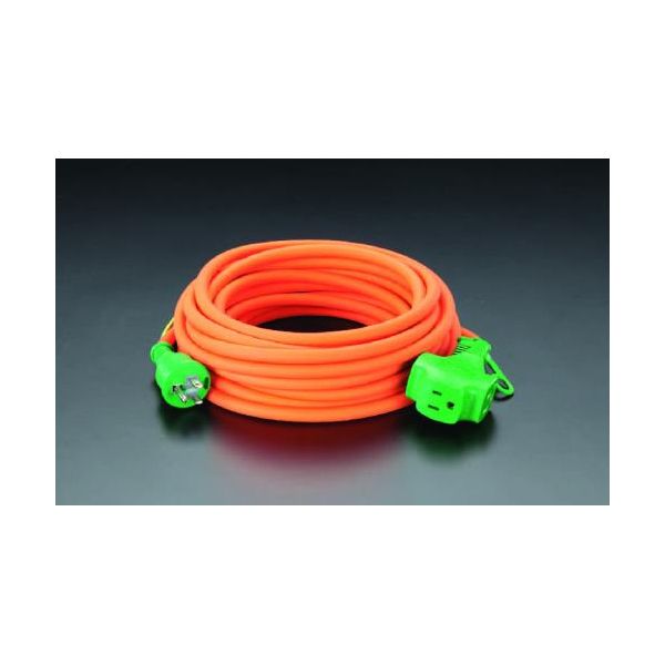 ●許容電流…22A●電線仕様…SVCT2.0mm2×3心●コンセント定格…15A・125V　1500Wまで●コンセント数…3個●コード長…10m●コードカラー…オレンジ●入数…1本入り●トリプルポッキンプラグ付類似商品はこちら エスコ EA...
