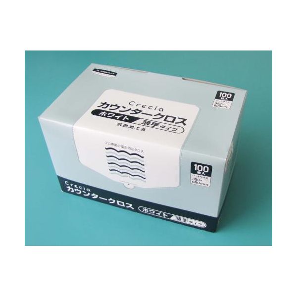 ●薄手仕様●材質…レーヨン不織布●シートサイズ…350×600mm●カラー…ホワイト●ボックスサイズ…585×335×440mm●重量…1303g●入数は1箱100枚入りです。●乾きの早いレーヨン不織布のフキンです。●抗菌加工が施されていま...