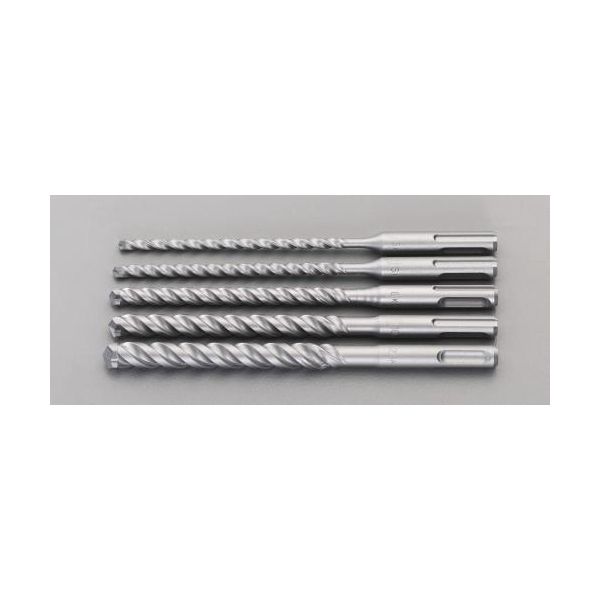 ●〈セット内容〉5本組セット　刃先径…5.0mm・6.0mm・8.0mm・10.0mm・12.0mm●SDSプラスシャンク●全長…166mm●有効長…100mm●穿孔による引っかかりや衝撃が少なく、安定した穿孔が可能です。●コンクリート、ブ...
