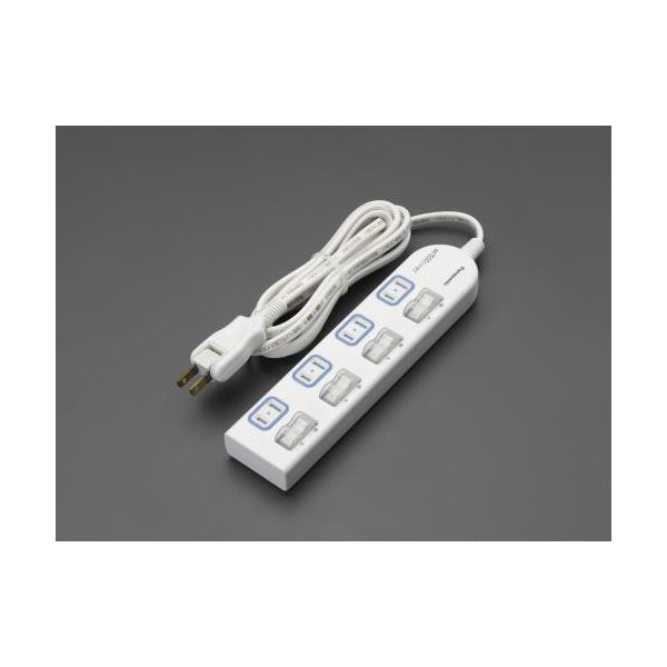 ●型式…WHA25344WP●定格…15A・125V(1500W)●コンセント…2P×4口●個別スイッチ…4個●サイズ…50×210×33mm●コード長…3m類似商品はこちらエスコ EA815GL-106 AC125V／4,690円エスコ ...