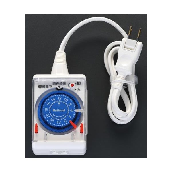 ●型式…WH3311WP●入切時間間隔30分以上●電源…AC100V(50/60Hz)●コード長…1m●15間隔(0・15・30・45)でセット可能●リモコン操作、電子スイッチ操作で作動する器具、センサーによって自動で作動する器具、電子タイ...