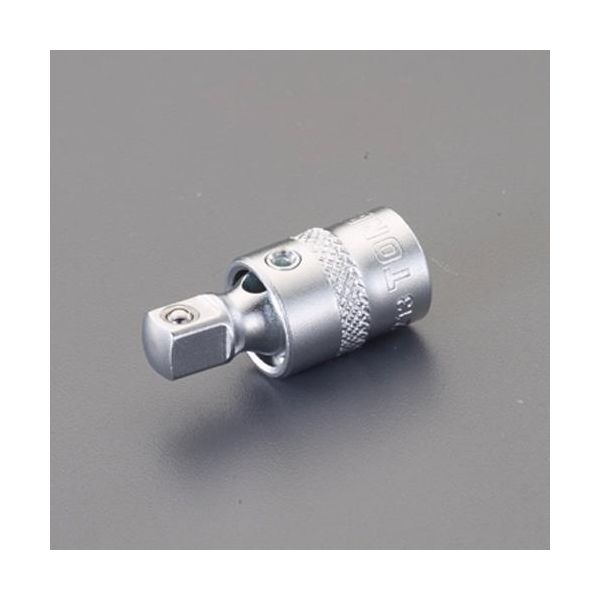 ●差込角…1/4”●サイズ…D1：14mm、D2：13mm、A：9mm、L（全長）：32mm●重量…20g●±30°まで角度をつけることができます。●ボールの形状の継手が1カ所で屈折するので、回転が非常に滑らかです。類似商品はこちらエスコ ...