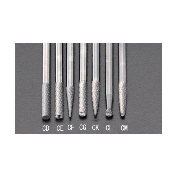 ●刃形状…ファインダイヤモンドカット●軸径…3mm●適合材質…ステンレス、ハードスチール用●刃径×刃長×全長…3×13×38mm類似商品はこちらエスコ EA819CG-3 3x13mm3mm1,821円エスコ EA819CG-3B 3x13...