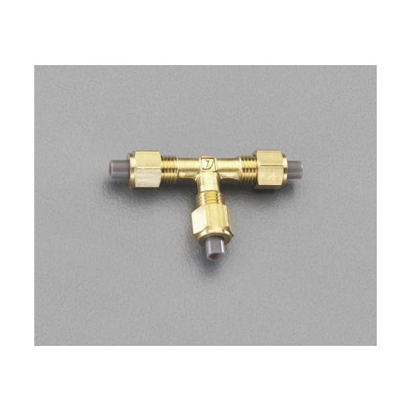 ●材質…黄銅●使用温度…空気：−20〜60℃、水・油：0〜60℃●チューブサイズ…φ4×3mm●最高使用圧力…4.4MPa●使用圧力はチューブ使用圧力に準拠●適合チューブ：EA125NA-4〜12B・EA125NB-4〜12B・EA125N...