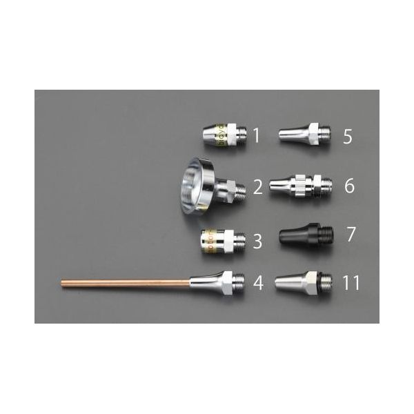 ●自転車用●取付ねじ…G(PF)1/8”●全長…23.5mm●ノズル長…18mm●ノズル穴径…1.5mm●エアー量…100L/min類似商品はこちらエスコ EA123AF-7 21mm エアーガ702円エスコ EA123AF-5 22mm ...