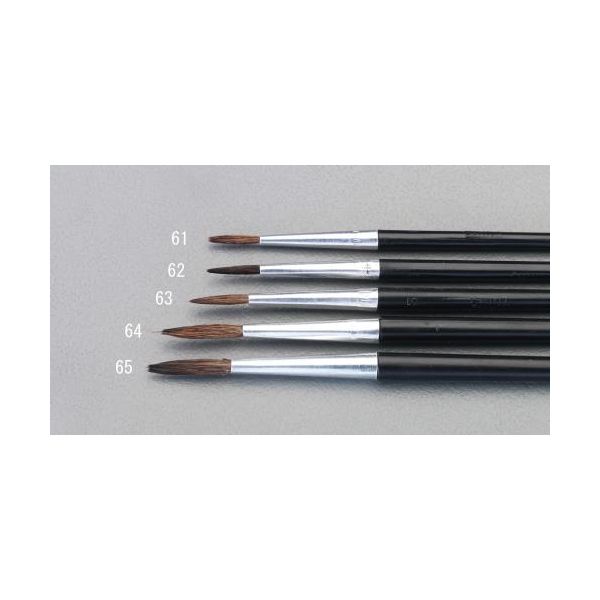 ●レタリング、イラスト、塗り込み用●ポニー毛●プラスチック柄●全長…179mm●サイズ…5号●毛丈…18mm●毛幅…3mm●重量…3g類似商品はこちらエスコ EA109MG-65 6号 丸筆 EA911円エスコ EA109MG-62 2号 ...